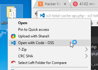 1.10.1 Installer adds OSS version of Right Click Context Menu · Issue ...